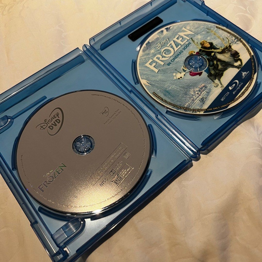 Frozen Blu-Ray / DVD, Hobbies & Toys, Music & Media, CDs & DVDs on ...
