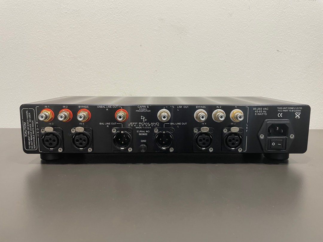 [FS] Jeff Rowland Capri S Preamp, Audio, Soundbars, Speakers ...