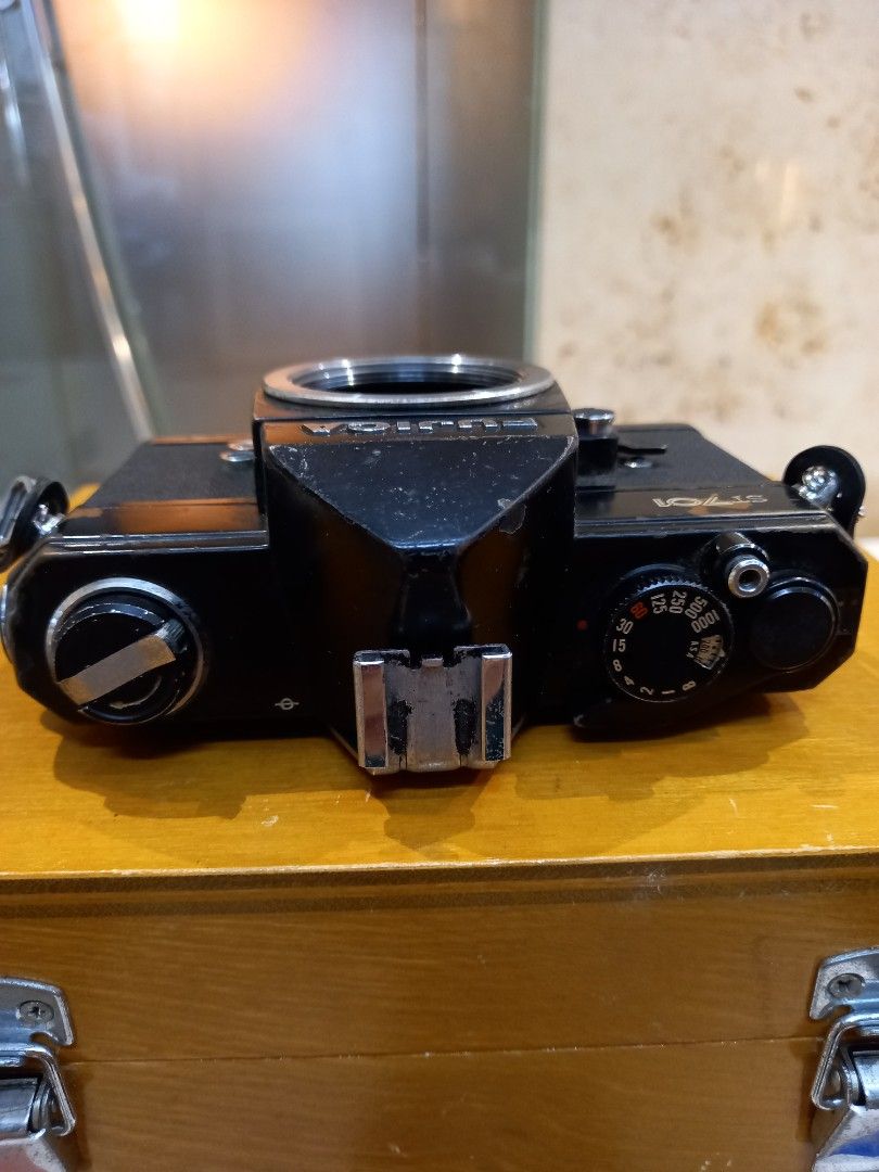 Fujica ST 701 Black Screw mt body 35mm film camera..gd working ...