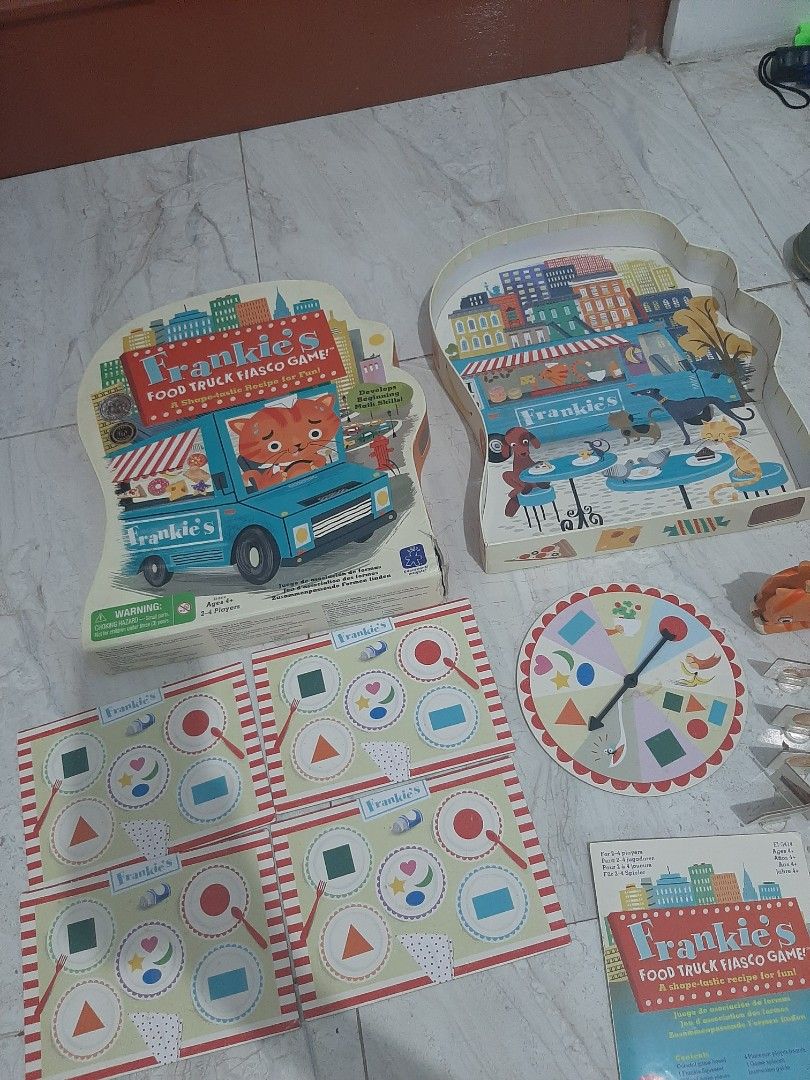 Game frankie's food truck, Toys & Collectibles, Permainan Papan & Kartu ...