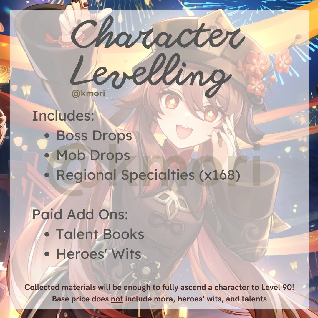 Genshin Boosting/Piloting/Helper Service [Account Maintenance/Fishing ...