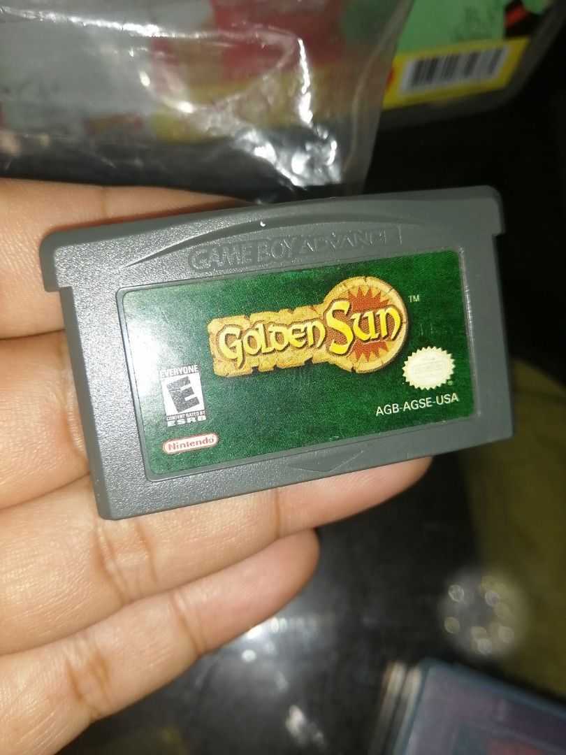 golden sun gba authentic game with issues, Video Gaming, Video Game ...