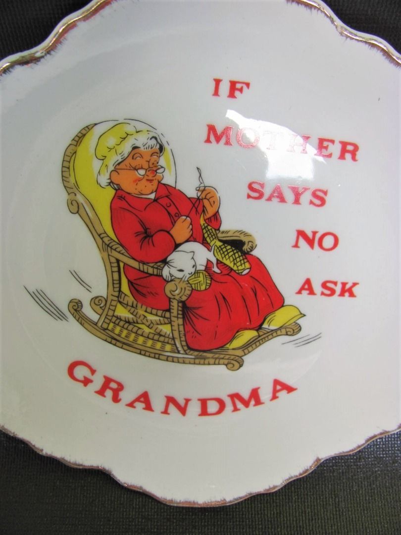 Grandma Grandmother Granny Lola Decorative Plate / Deco Plate Made in ...