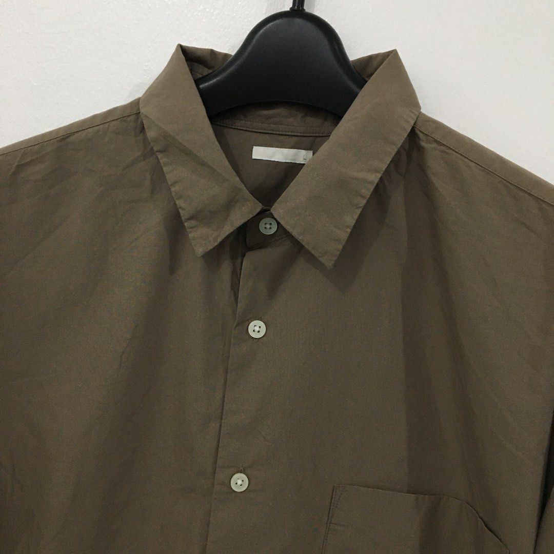 GU Mens by Uniqlo Oversized Japanese Style Wide Longsleeve, Men's ...