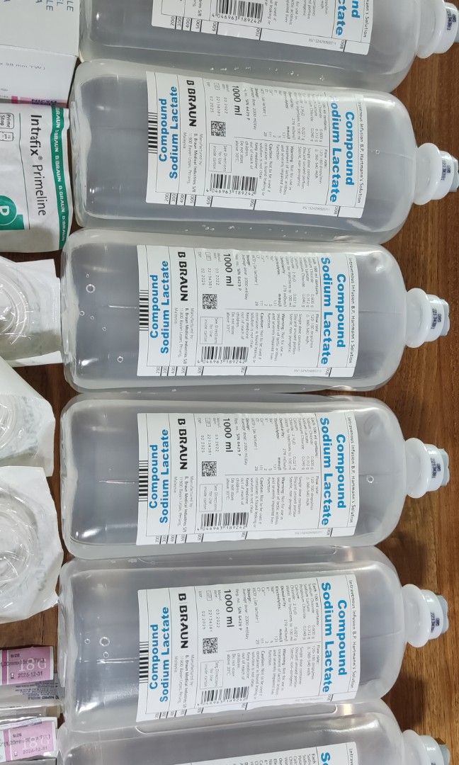 Hartmanns solution compound sodium lactate 1000ml 6 bottles, Pet ...
