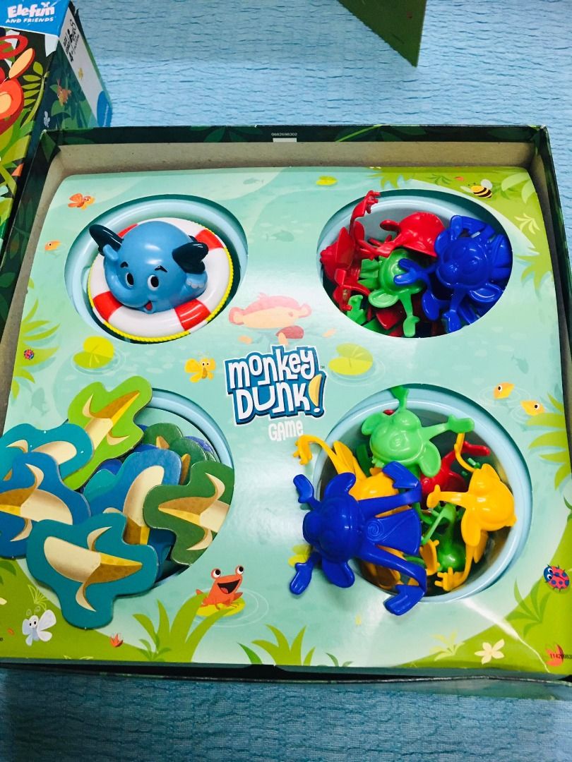 Hasbro Monkey Dunk Board Game, Hobbies & Toys, Toys & Games on Carousell