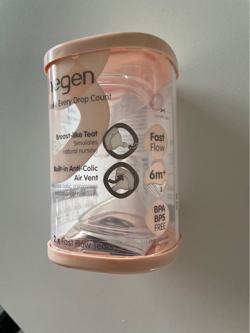 Hegen teat fast flow (6m+), Babies & Kids, Nursing & Feeding ...