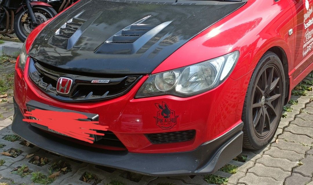 Honda civic fd Js racing front lip, Car Accessories, Accessories on ...