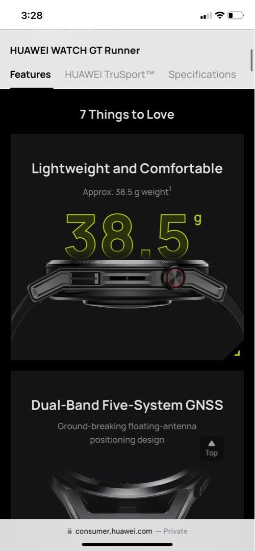 Huawei Watch GT Runner Smartwatch, Mobile Phones & Gadgets, Wearables ...