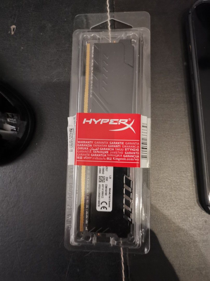 Hyper X Fury DDR4 8GB 3200MHZ, Computers & Tech, Parts & Accessories ...