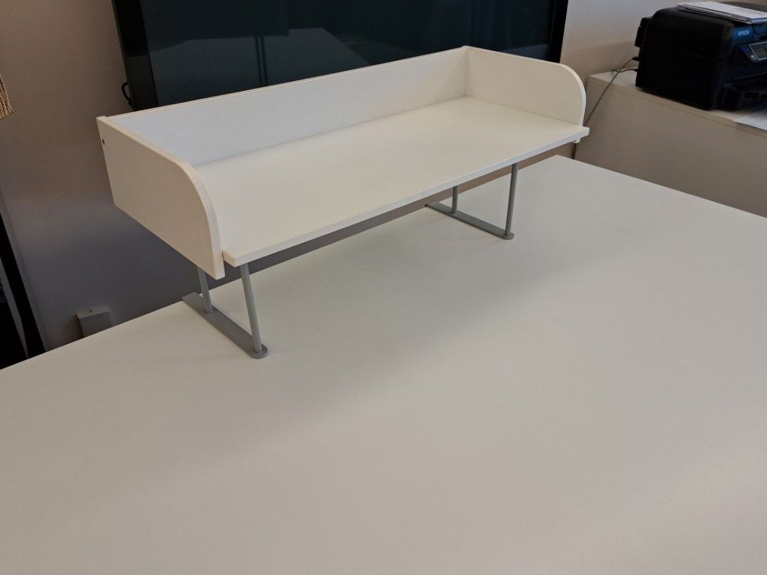 IKEA L-shaped Study Table with detachable shelf, Furniture & Home ...