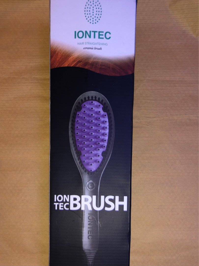 IonTec Hair Straightening Brush Ceramic, Beauty & Personal Care, Hair ...