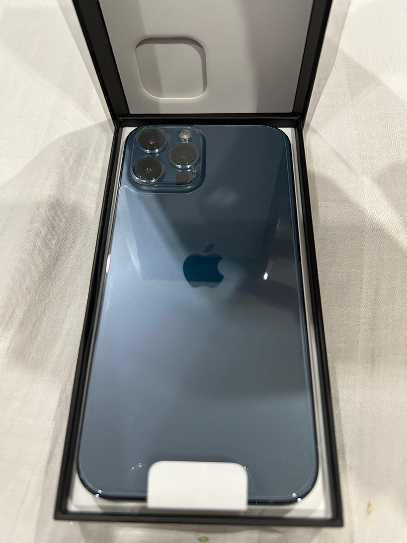 Iphone 12 pro max dark blue 256gb, Mobile Phones & Gadgets, Mobile ...