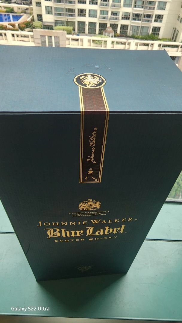 Johnnie Walker Blue Label 1L (Sealed), Food & Drinks, Other Food & Drinks on Carousell