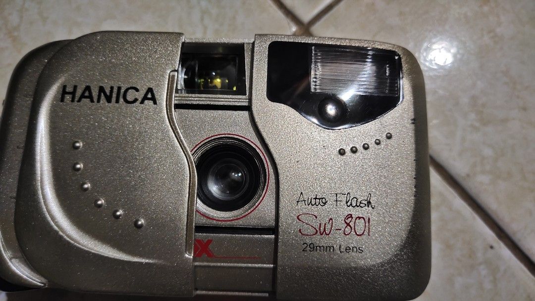 Kamera Hanica Auto Flash SW 801 Vintage Original 90s, Fotografi di ...