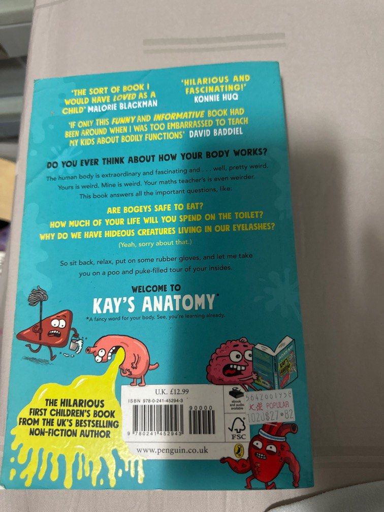 Kay’s Anatomy book by Adam Kay, Hobbies & Toys, Books & Magazines ...
