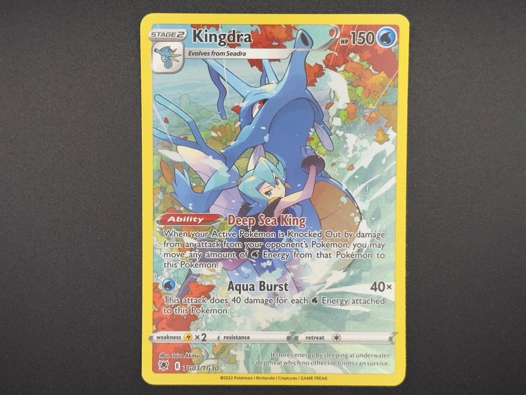 Kingdra ~ Astral Radiance ~ Trainer Gallery ~ TG03/TG30 ~ Pokemon Cards ...