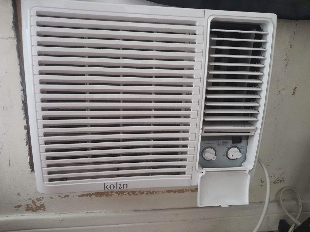 Kolin Window Type Non Inverter Aircon, TV & Home Appliances, Air ...