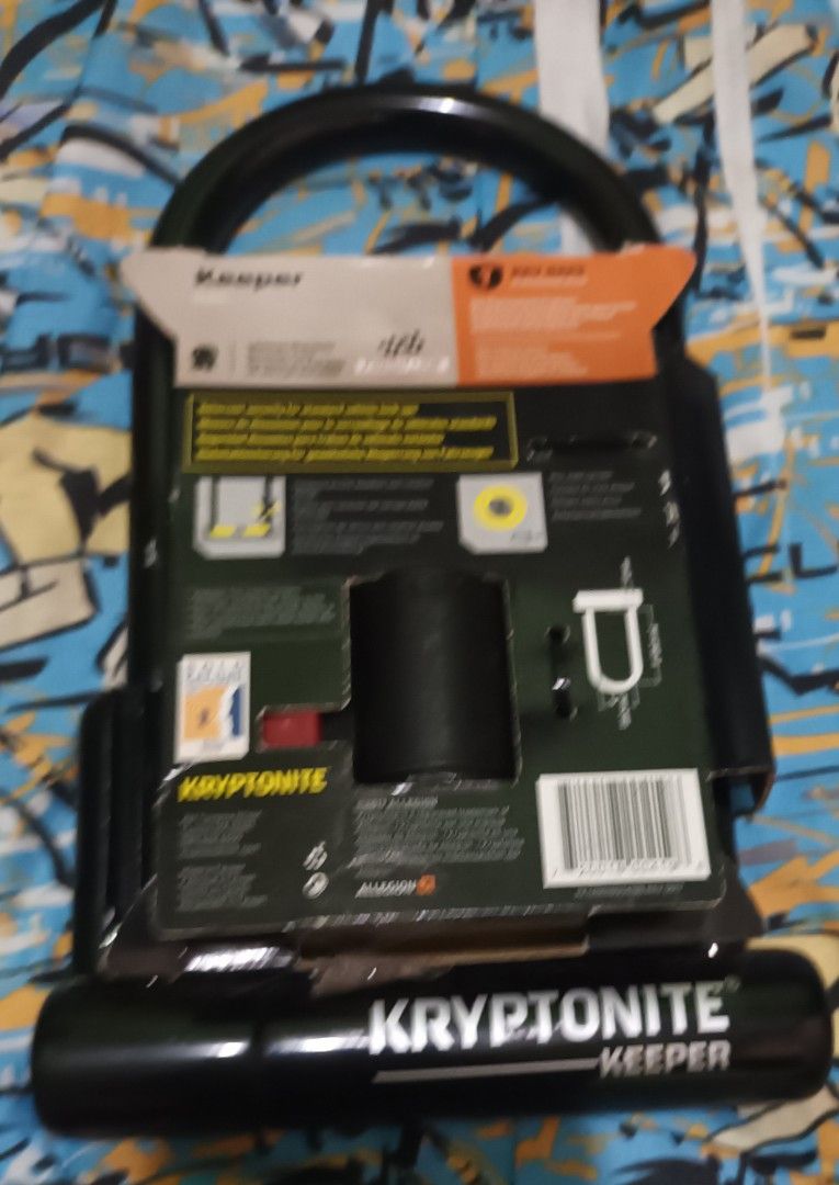 U Lock For Scooter Kryptonite Keeper STD U-Lock - Original Bicycle Lock ...