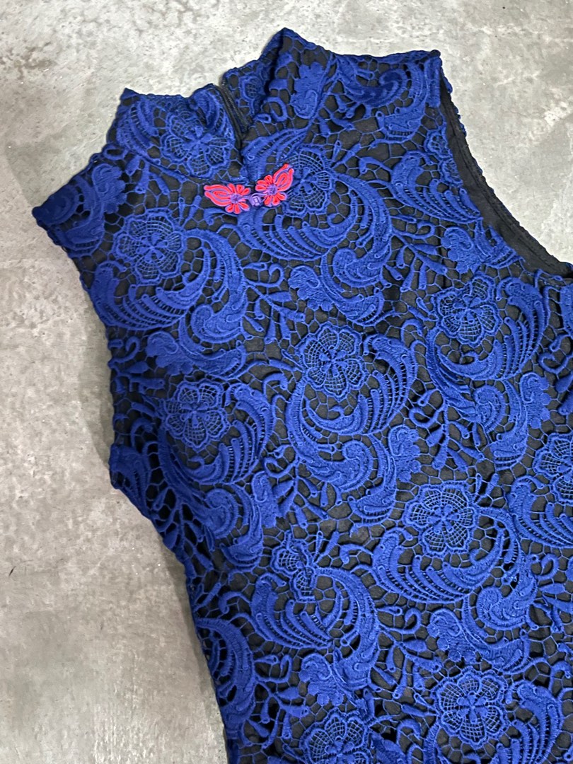 Lace Cheongsam, Women's Fashion, Dresses & Sets, Dresses on Carousell