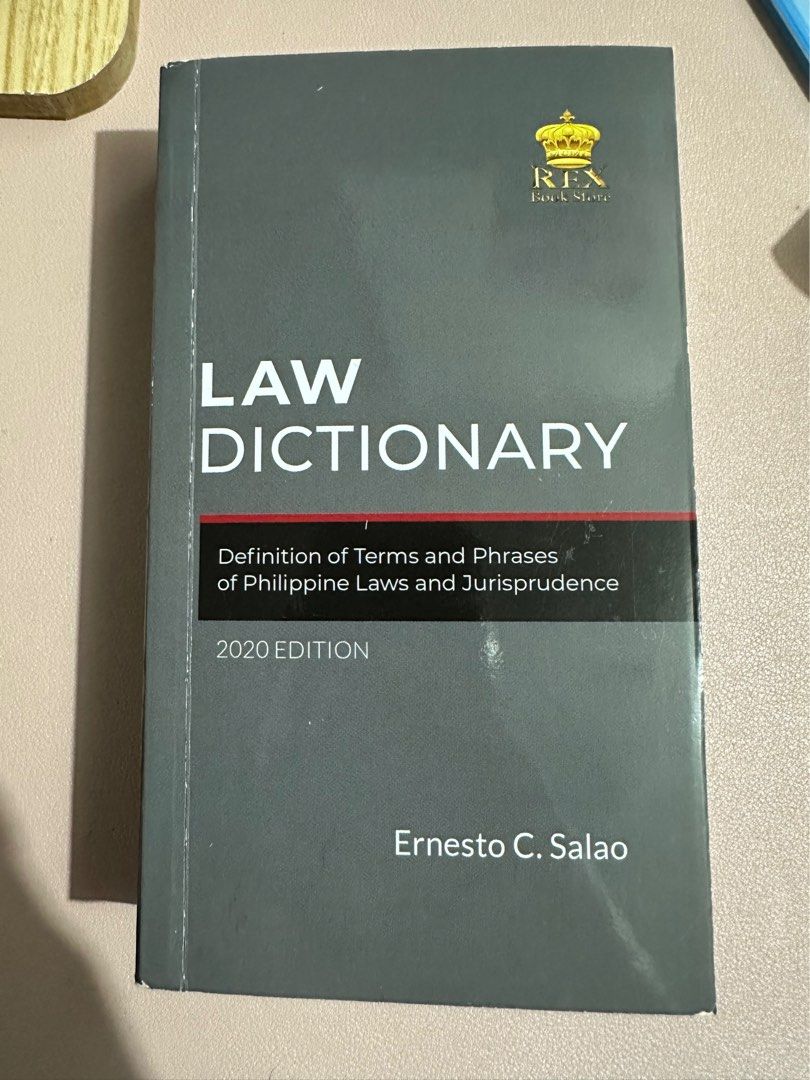 Law Dictionary Ernesto Salao, Hobbies & Toys, Books & Magazines ...