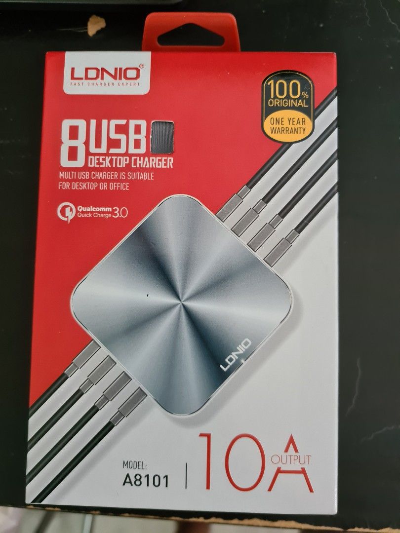 LDNIO 8USB Desktop Charger, Mobile Phones & Gadgets, Mobile & Gadget Accessories, Chargers ...