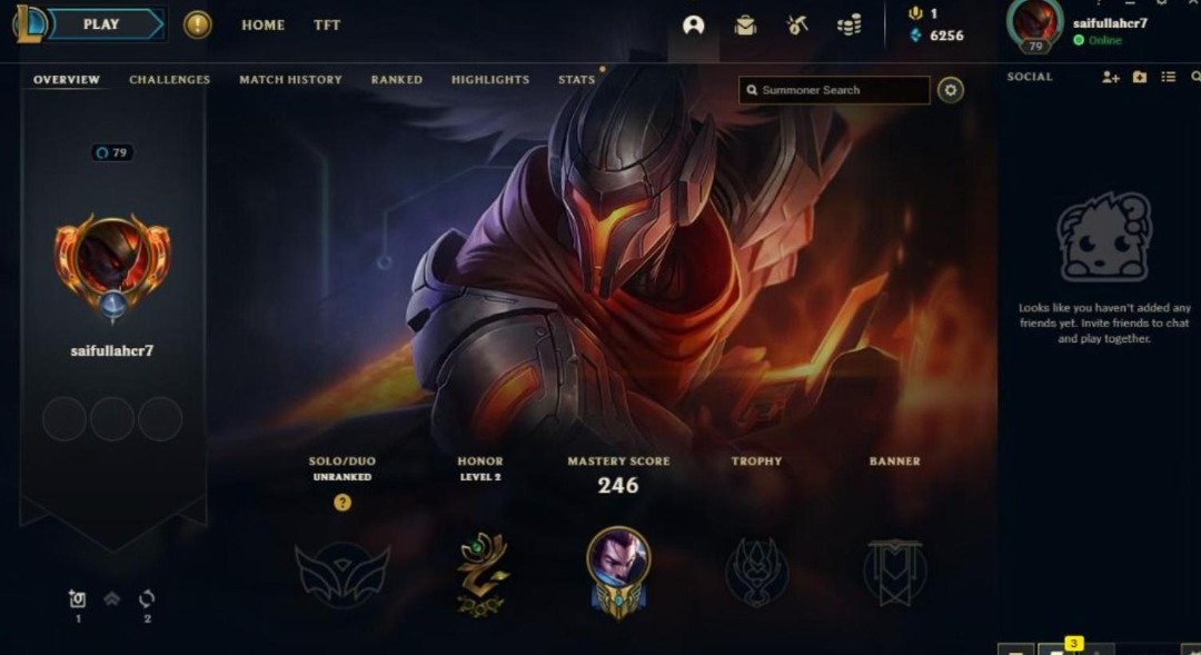 League of legends Riot SEA Servers Unranked account, Video Gaming ...
