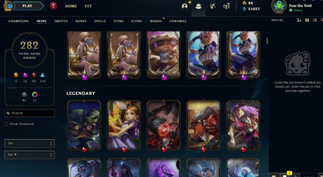 League of legends Riot SEA Servers Unranked account, Video Gaming ...