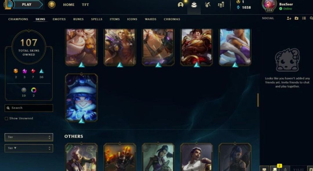 League of legends Riot SEA Servers Unranked account, Video Gaming ...