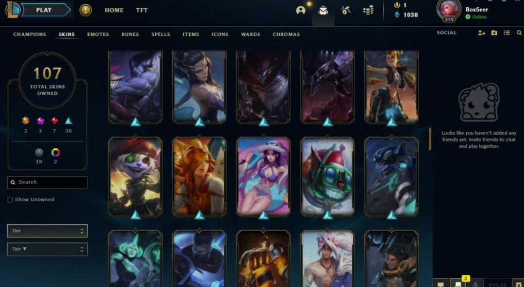 League of legends Riot SEA Servers Unranked account, Video Gaming ...