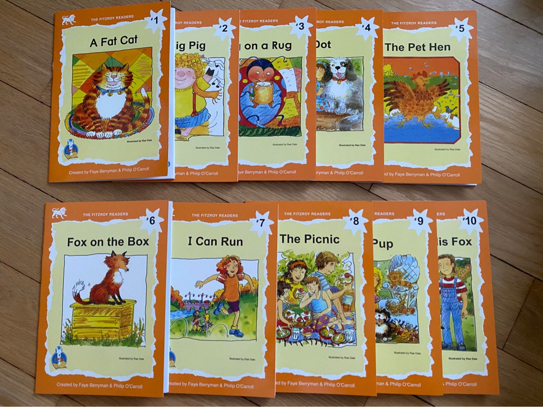 Learn Phonics: Fitzroy Readers - Books 1-10, Hobbies & Toys, Books ...