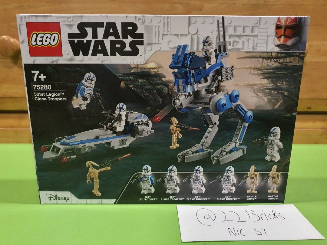 Lego Star Wars 75280 501th Legion Clone Troopers, Hobbies & Toys, Toys ...