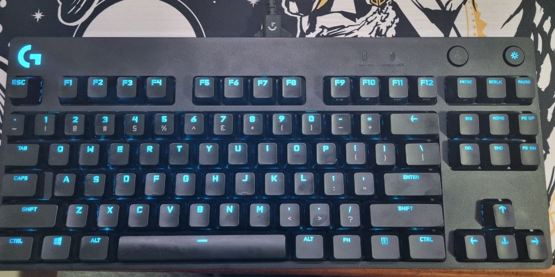 Logitech Pro X Gaming Keyboard Gx Blue Clicky Computers Tech Parts Accessories Computer