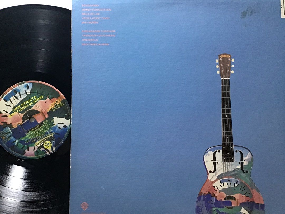 LP Dire Straits - Brothers in Arms OOP USA VINYL RECORD Anubis Classic ...