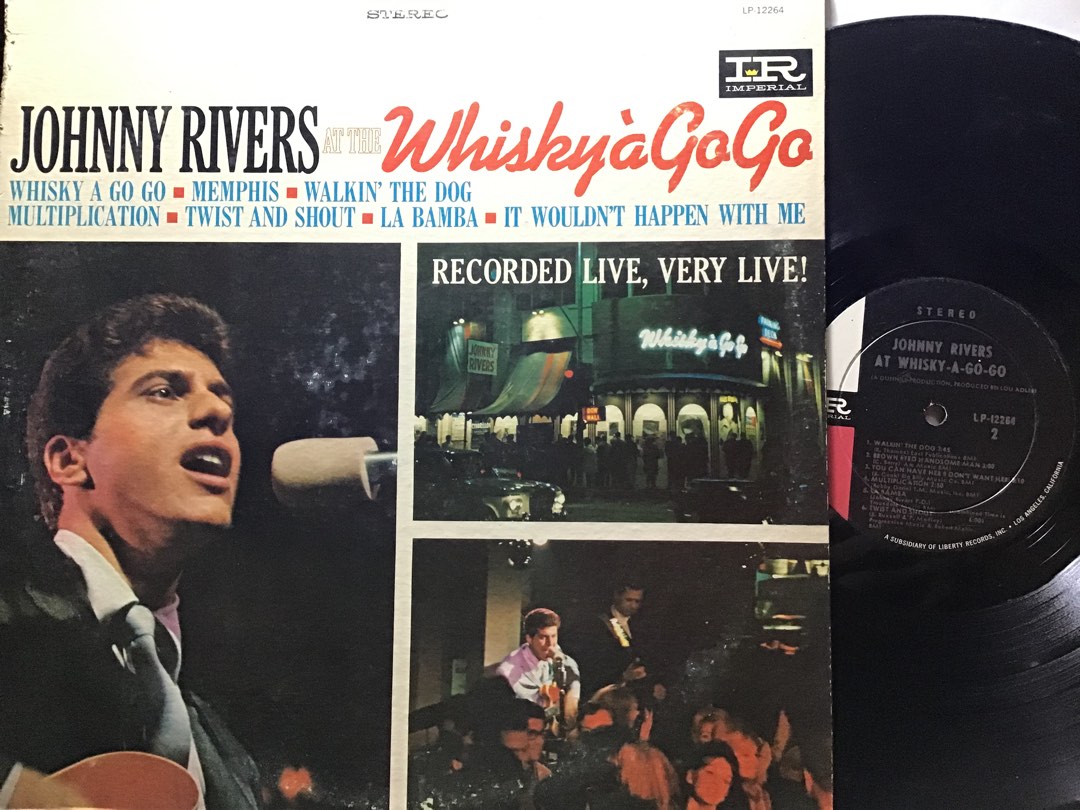 LP Johnny Rivers - Whisky A Go Go OOP USA VINYL RECORD Anubis Oldies ...
