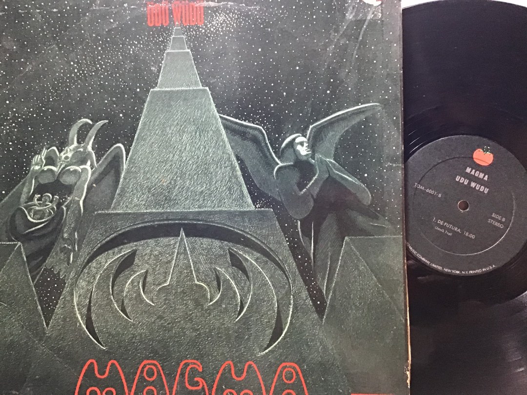 LP Magma - Udu Wudu OOP VINYL RECORD Anubis Rock Piring Hitam, Hobbies ...
