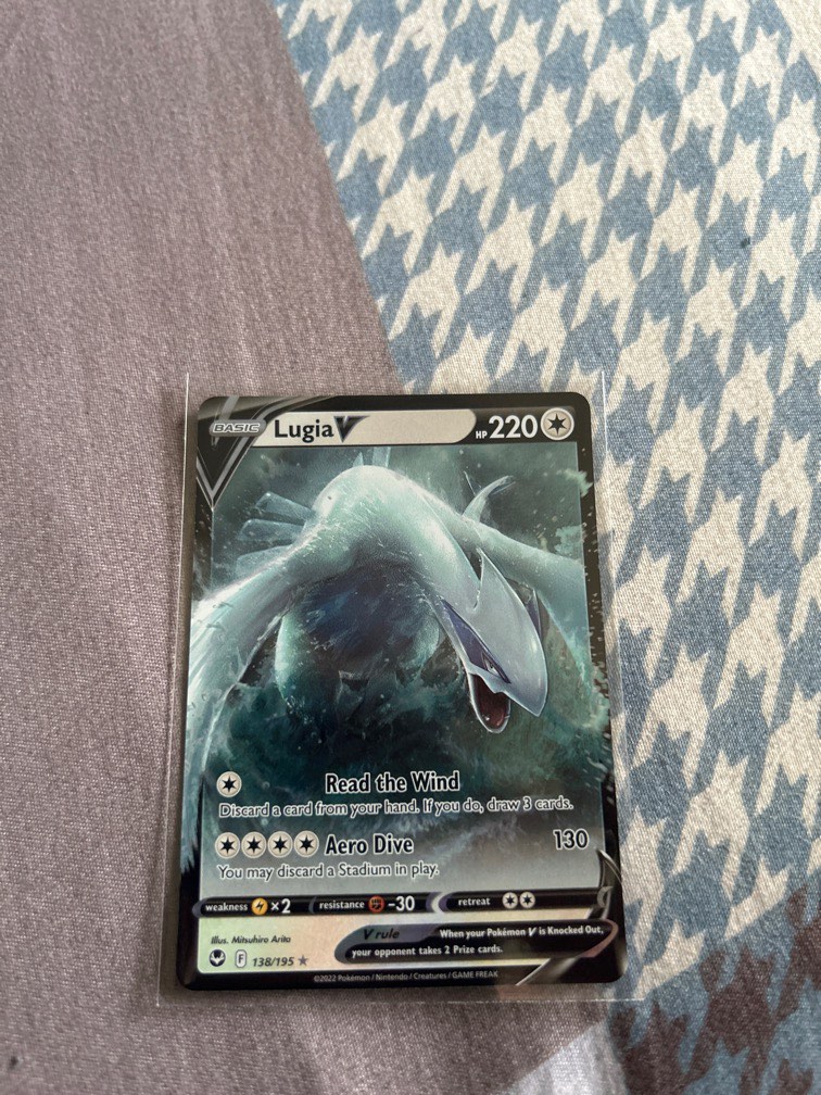 Lugia v, Hobbies & Toys, Toys & Games on Carousell