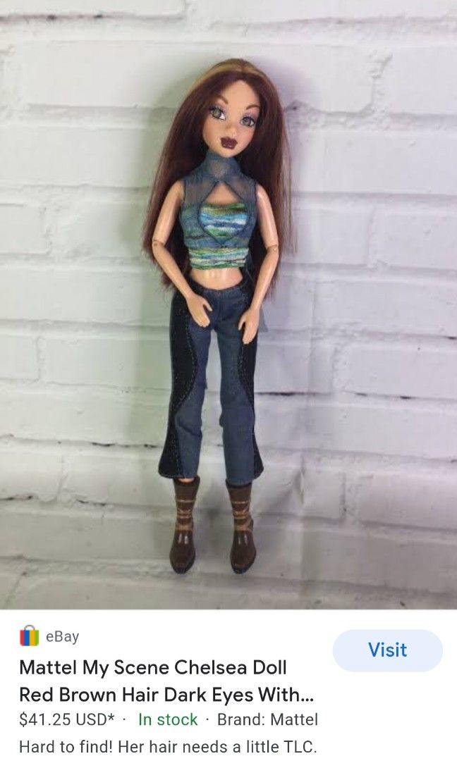 MATTEL My Scene Chelsea doll, Hobbies & Toys, Toys & Games on Carousell