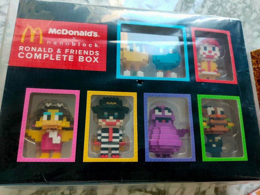 McDonald's nanoblock Ronald & Friends Complete Box, Hobbies & Toys, Toys & Games on Carousell