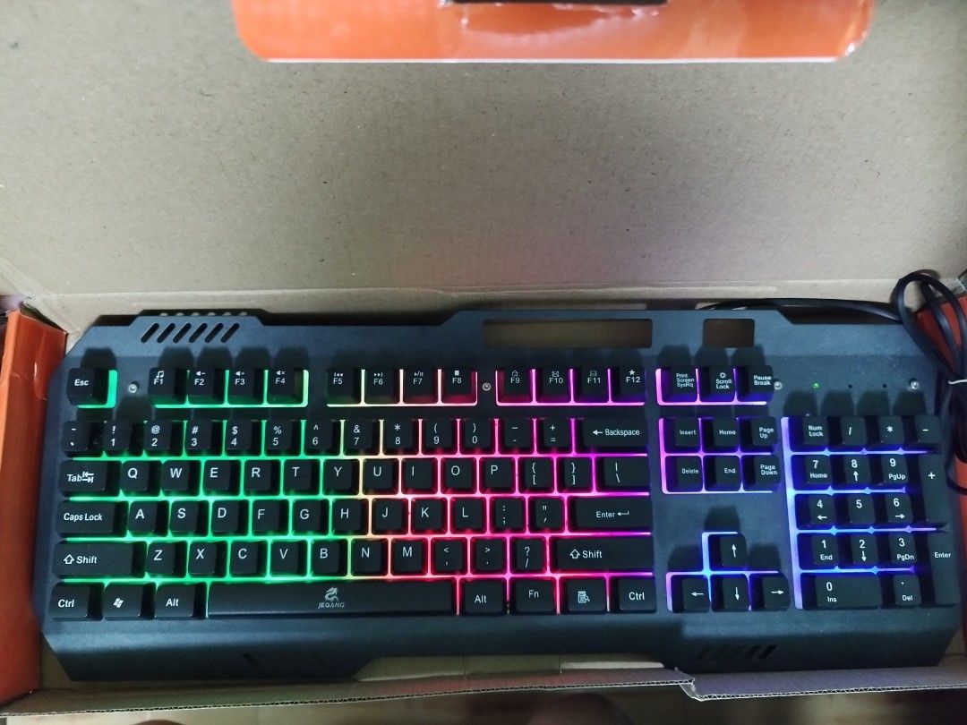 Metal Rainbow Light Gaming Keyboard - Jeqang, Computers & Tech, Parts ...