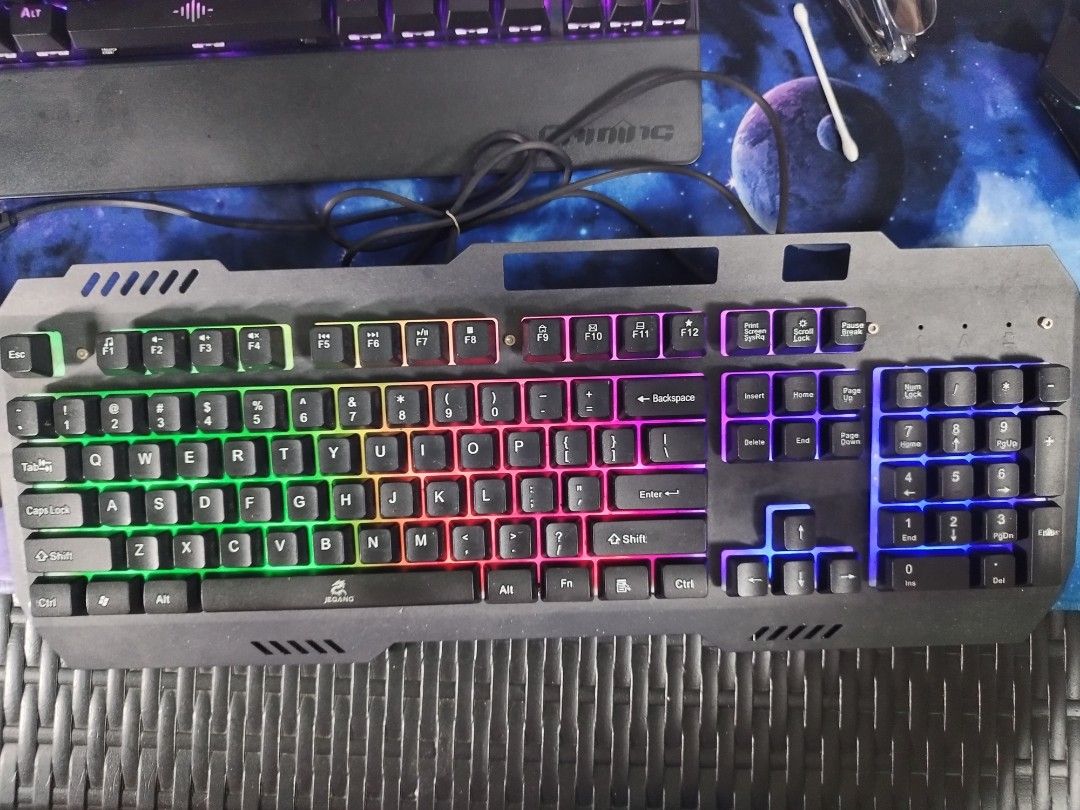 Metal Rainbow Light Gaming Keyboard - Jeqang, Computers & Tech, Parts ...
