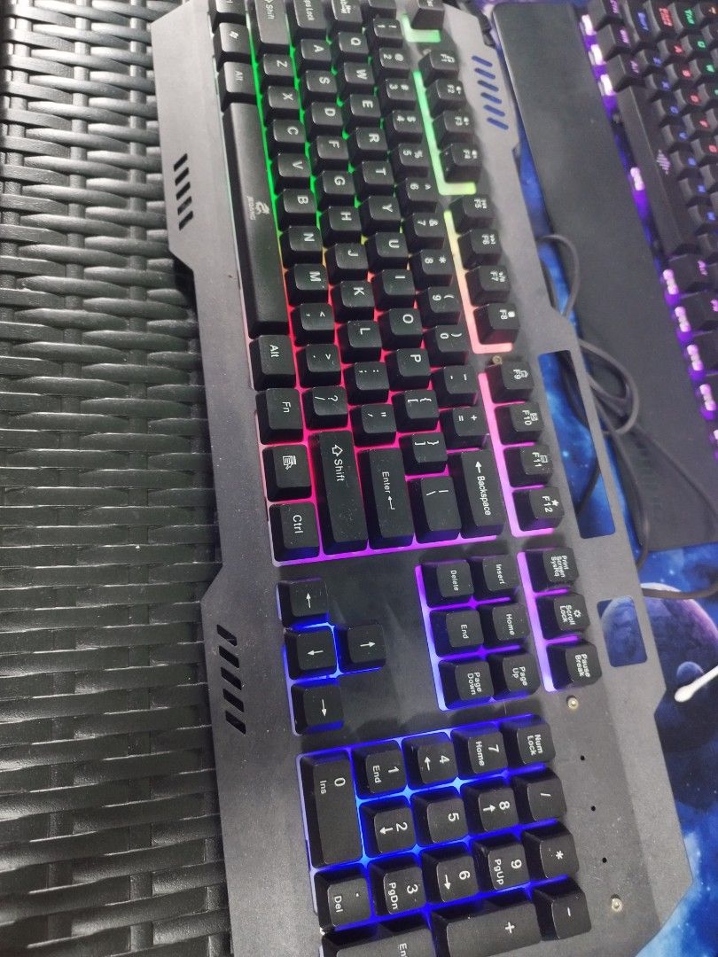 Metal Rainbow Light Gaming Keyboard - Jeqang, Computers & Tech, Parts ...