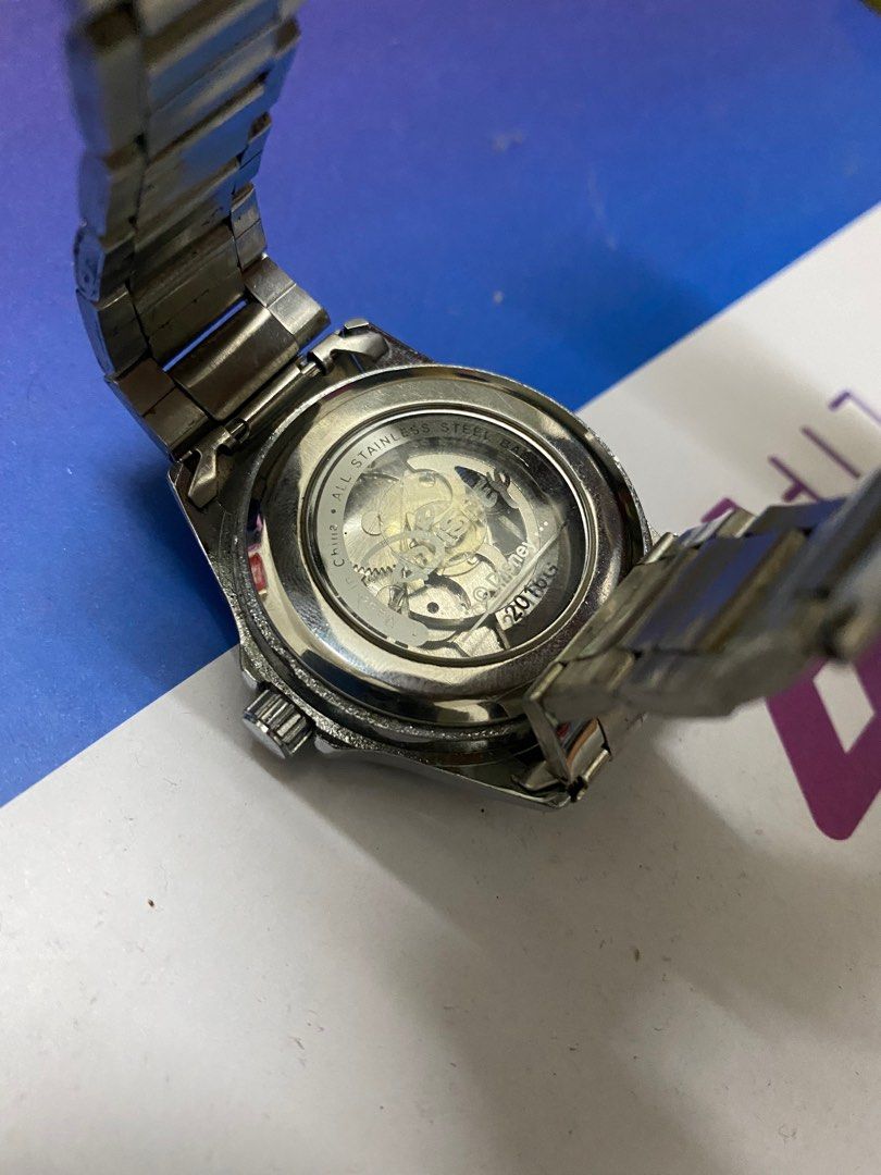 Mickey automatic disney watch, Men's Fashion, Watches & Accessories ...