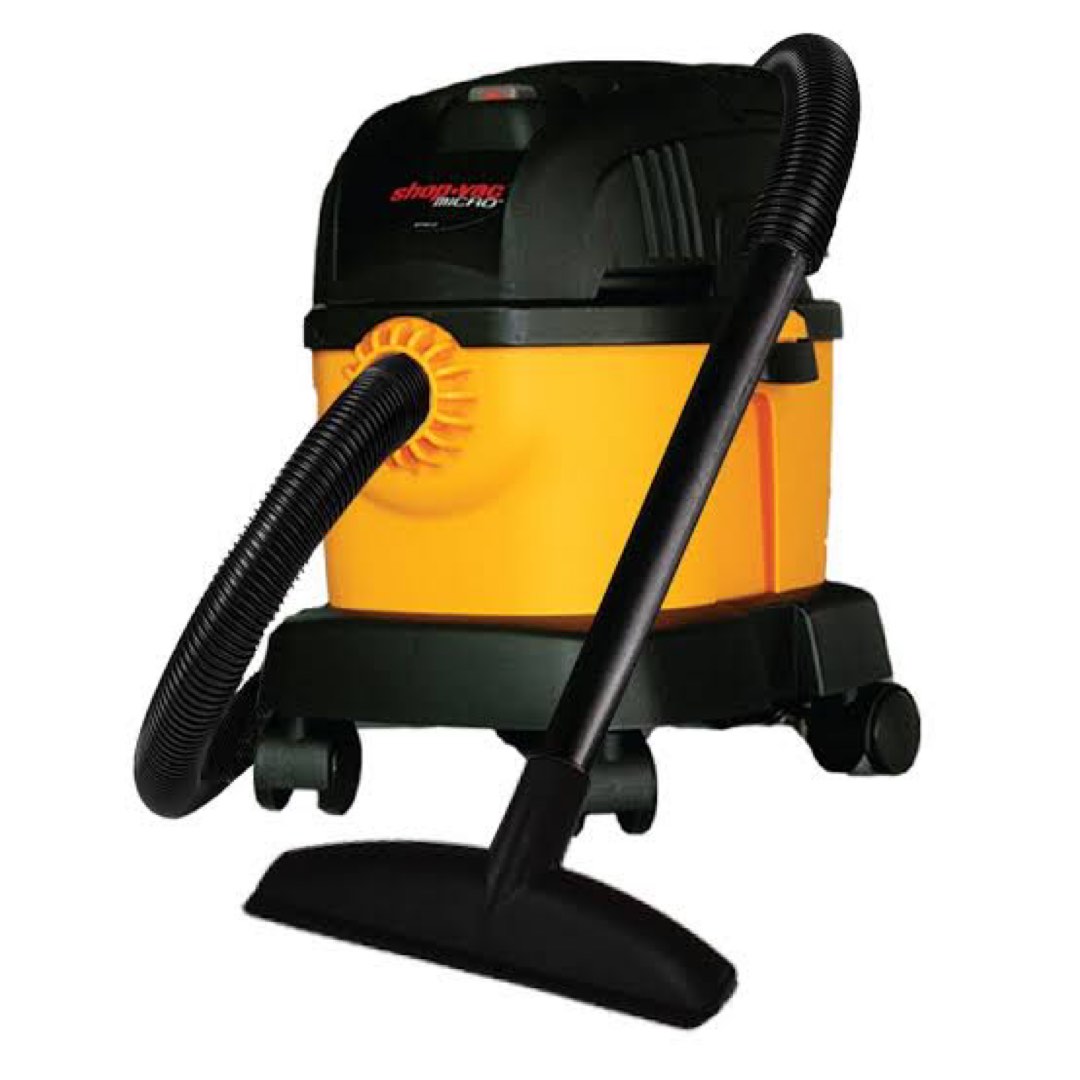 Micro ShopVac Vacuum wet and dry Yellow Black Cute Mini 4L 4 Liters, TV ...