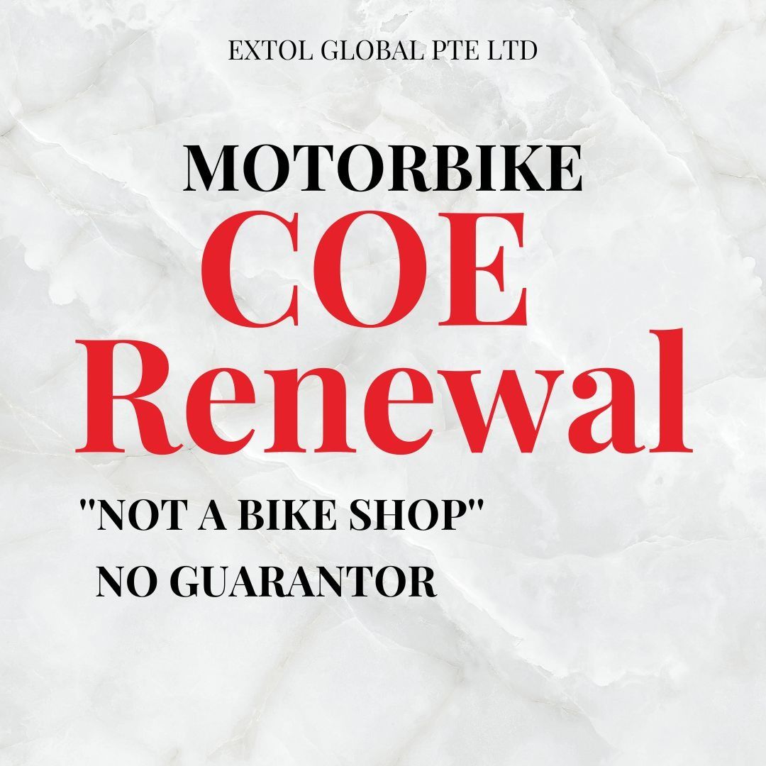 MOTORCYCLE COE REFINANCE / BIKE COE RENEWAL CLASS 2B/2A/2, Motorcycles ...