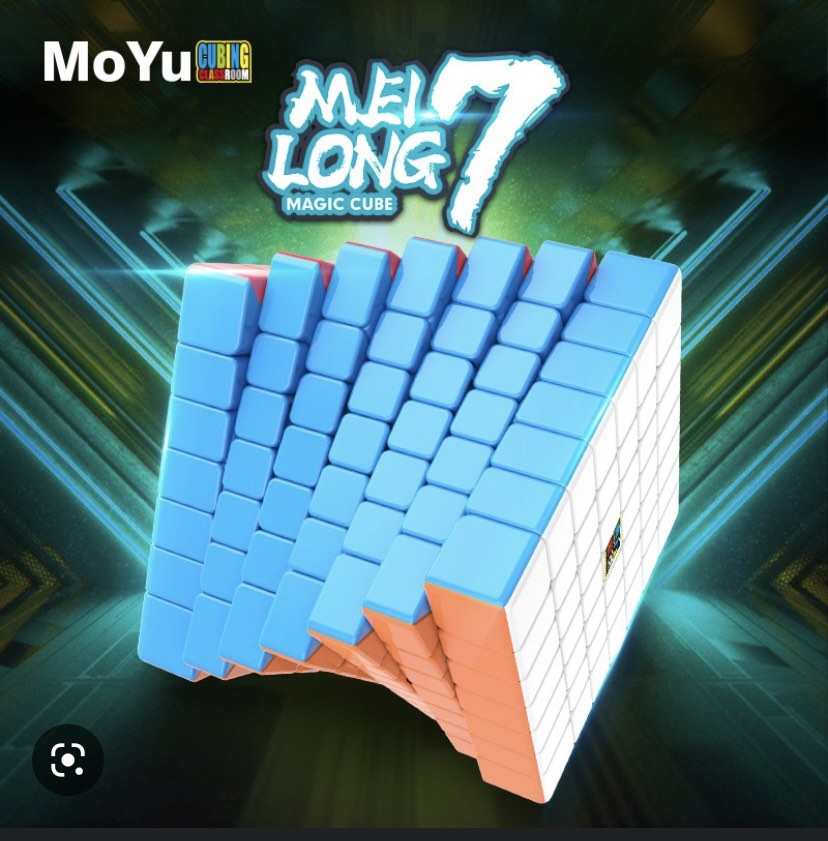 Moyu Mei Long 7x7, Hobbies & Toys, Toys & Games on Carousell