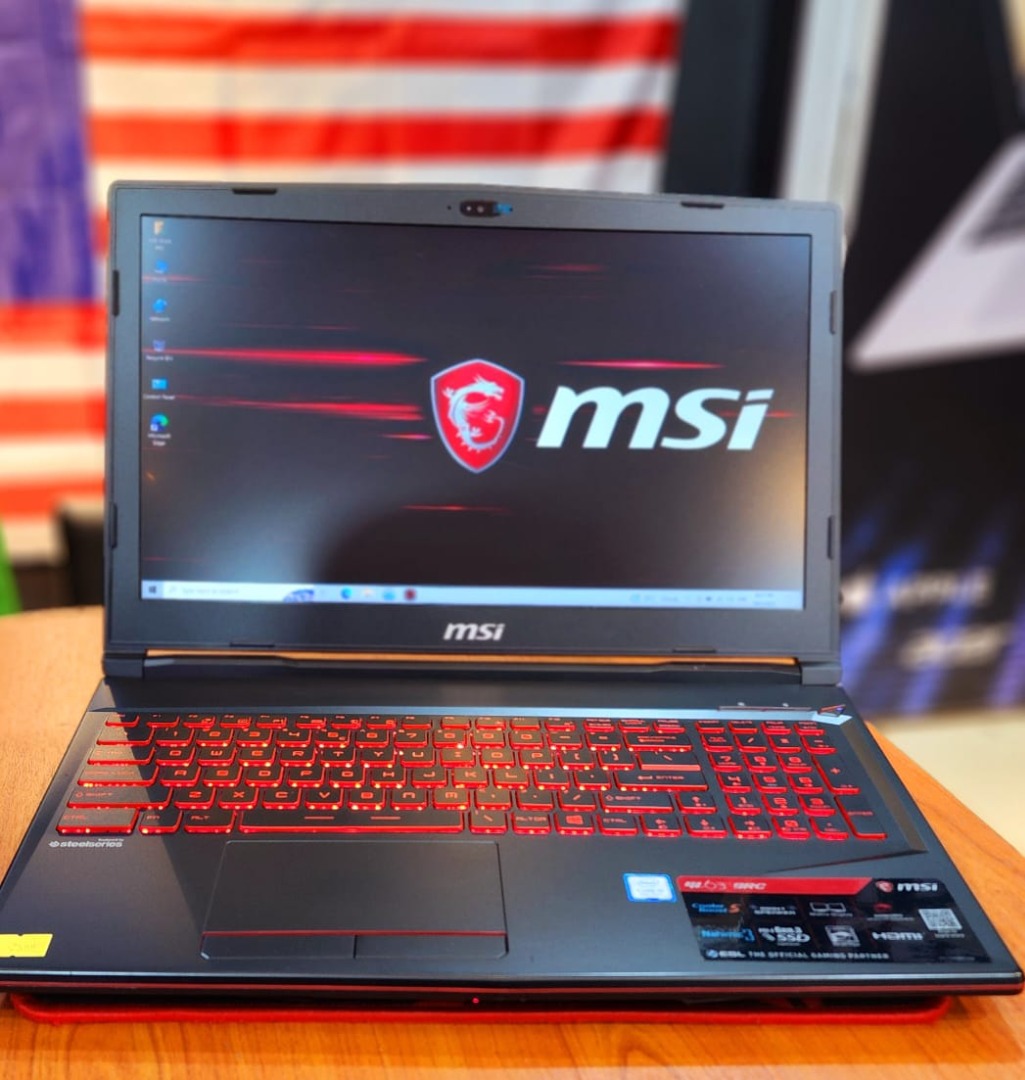 MSI GL63 GAMING LAPTOP | i5-9300H | GTX1050 4GB DDR5 | RAM 8GB | SSD ...