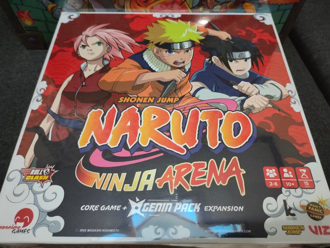 Naruto Ninja Arena Board Game opened unused, Hobbies & Toys, Toys ...