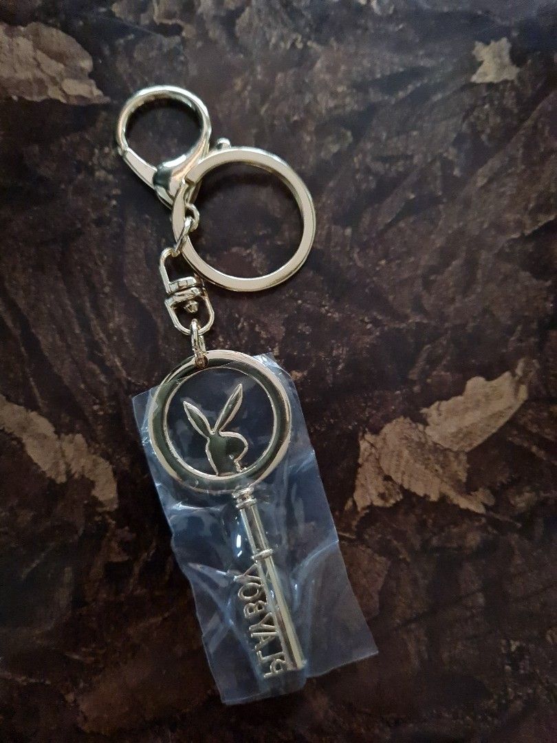 (new) PLAYBOY gold key chain, Hobbies & Toys, Stationery & Craft, Other ...