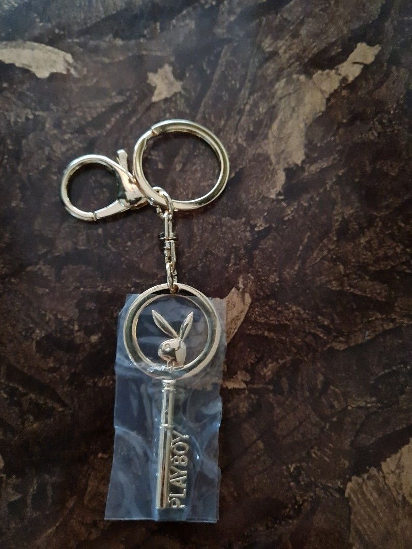 (new) PLAYBOY gold key chain, Hobbies & Toys, Stationery & Craft, Other ...